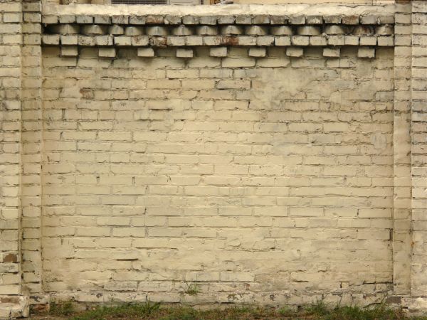 yellow brick fence texture 0001 - Texturelib